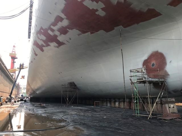 Dry docking a fleet in the Middle East, a case study.